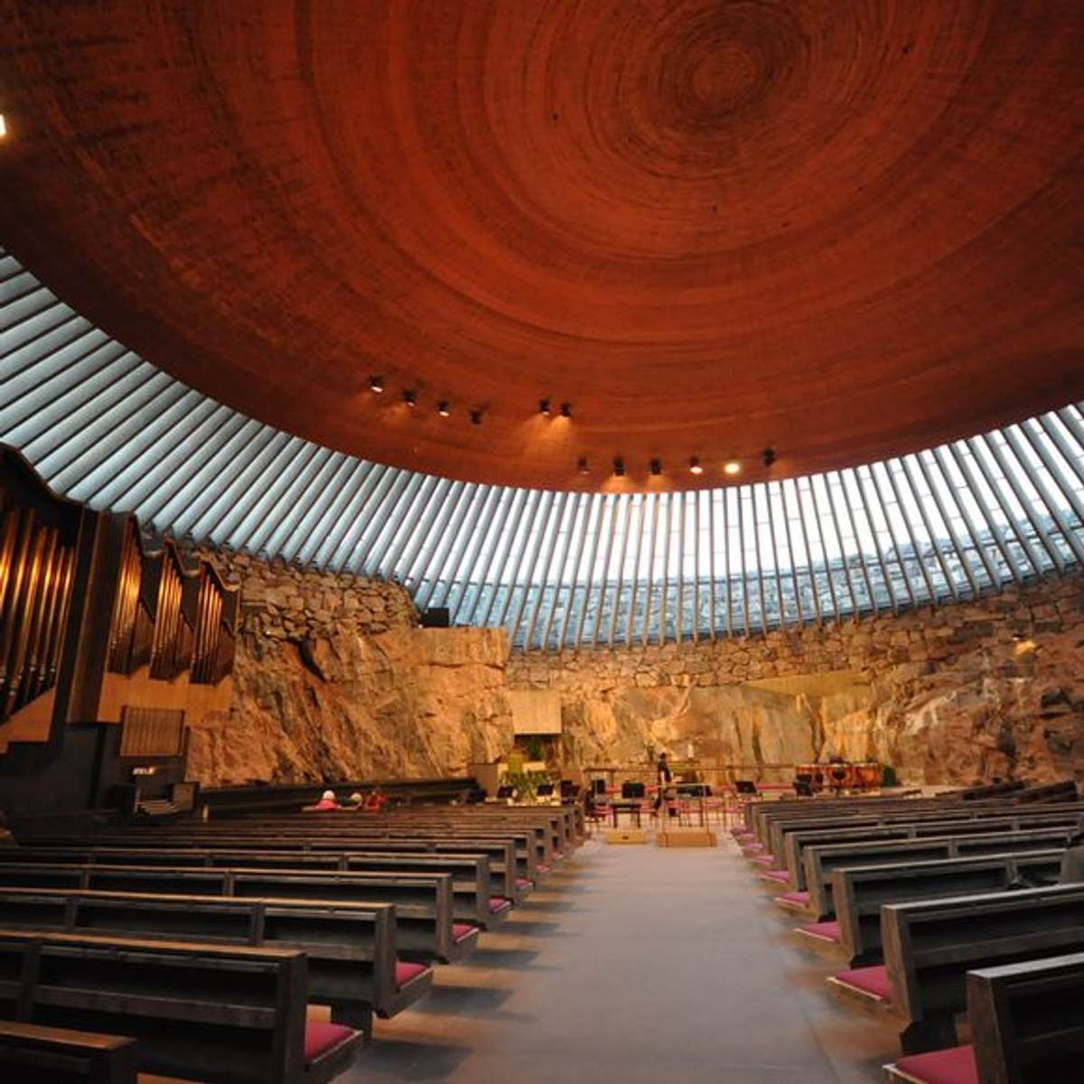 Temppeliaukio church, Helsinki | YachtCharterFleet