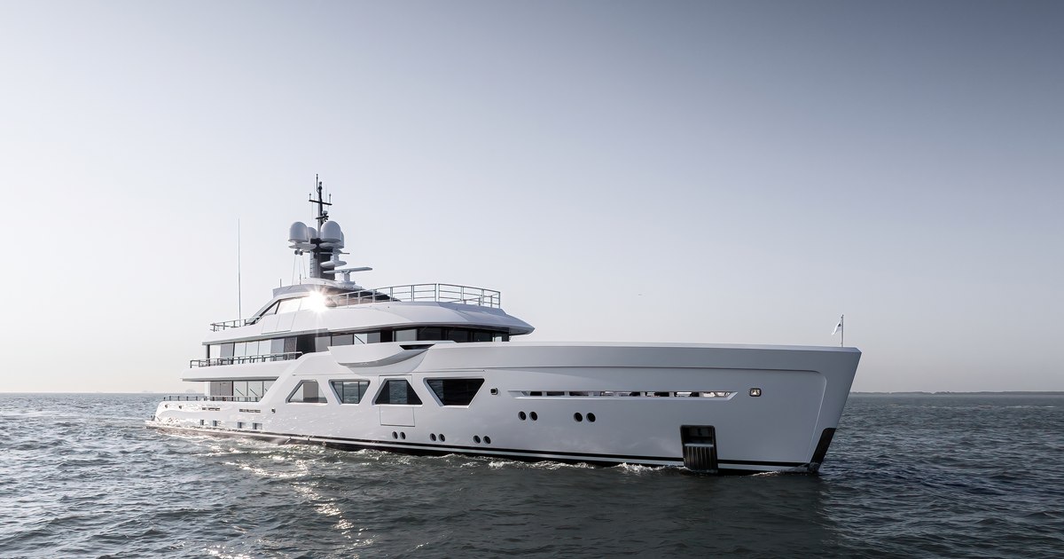 Latest Amels 60 embarks on sea trials | YachtCharterFleet