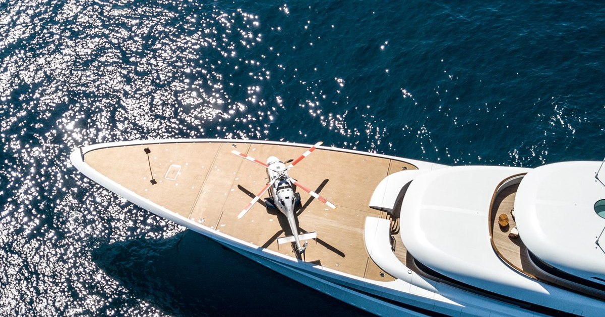 Charter Yachts with an emergency only helipad | YachtCharterFleet