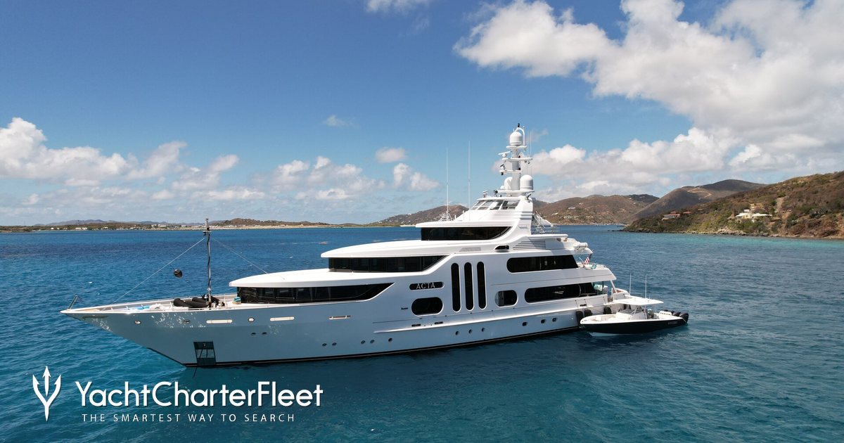 ACTA Yacht Layout / General Arrangement Plans - 51m Feadship Motor Yacht