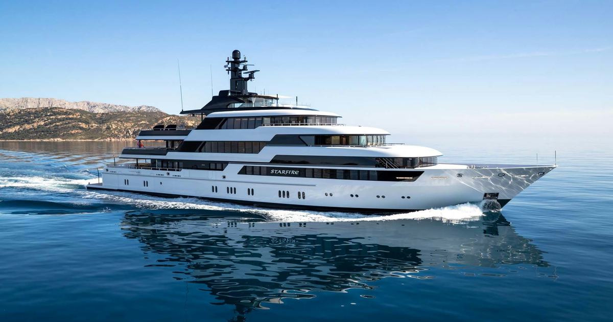 First Look: Lürssen superyacht charter STARFIRE unveils new look ahead ...