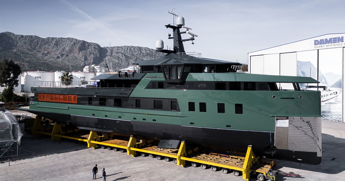 Damen Yachting launches first custom SeaXplorer 58 in Antalya ...