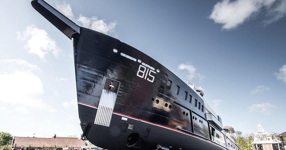 Video: Feadship launches 73m explorer superyacht SHERPA | YachtCharterFleet