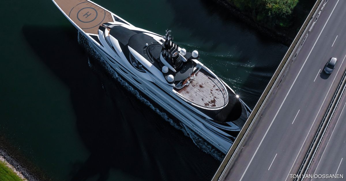 Freshly delivered 115m megayacht AHPO set to join charter fleet in 2022 ...