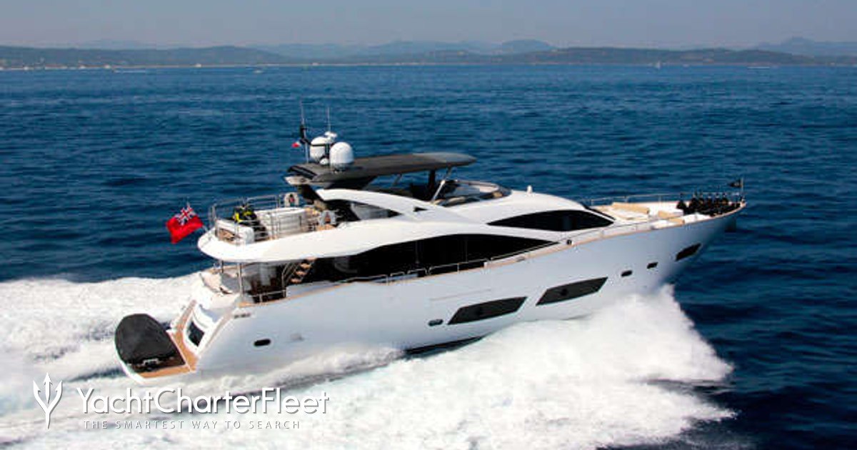 OASIS Yacht Layout / General Arrangement Plans - 28m Sunseeker Motor Yacht