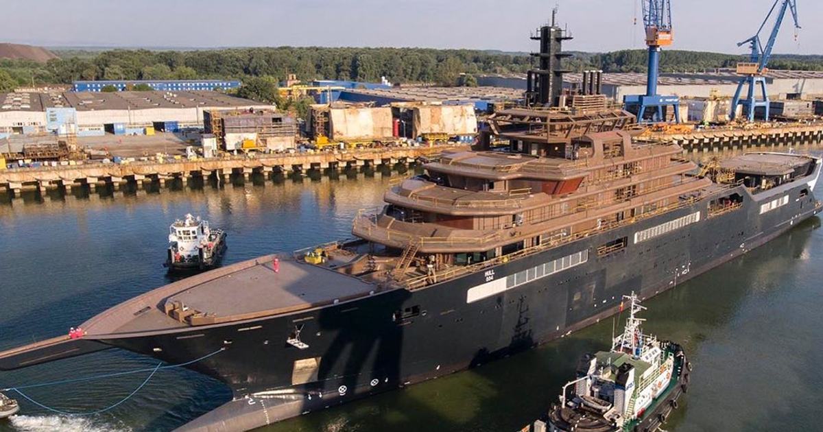 World’s largest explorer yacht REV hits the water | YachtCharterFleet