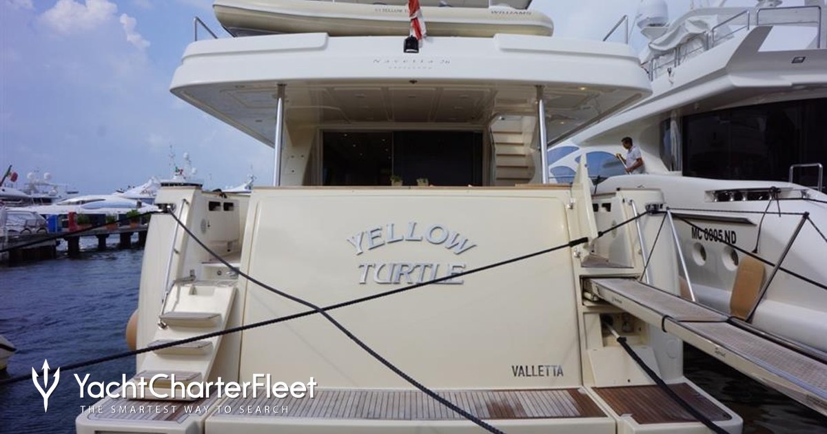 YELLOW TURTLE Yacht Photos - Custom Line
