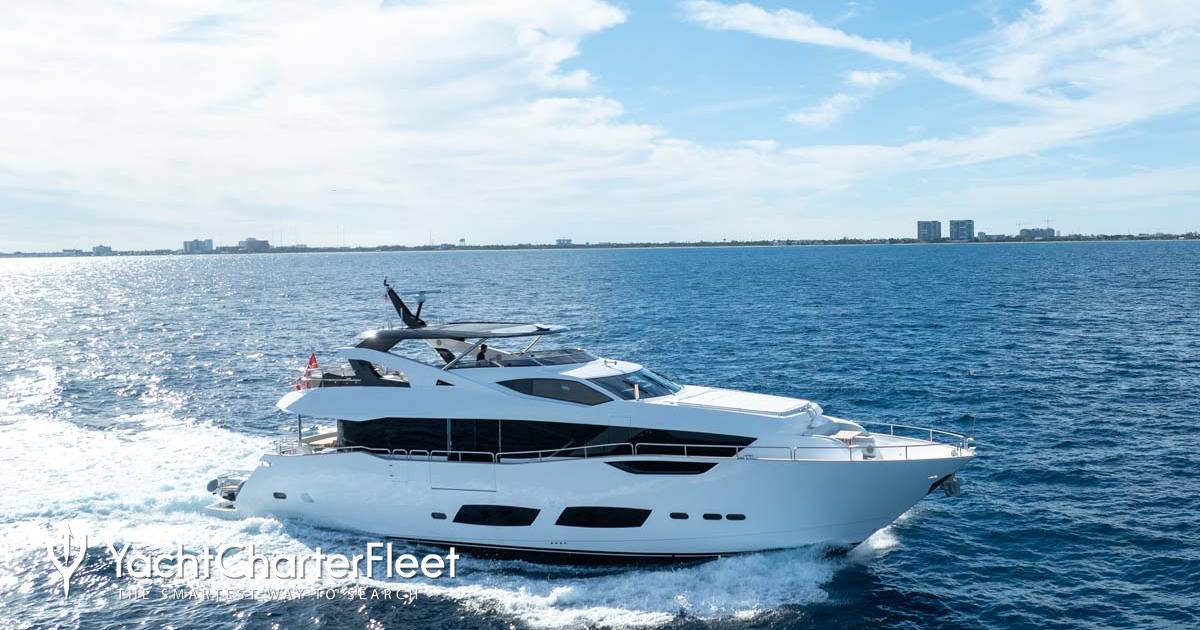 NIGORA Yacht Layout / General Arrangement Plans - 28m Sunseeker Motor Yacht