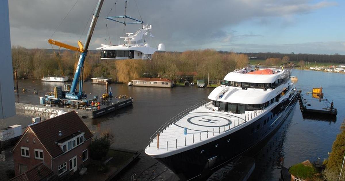 Video - Largest Feadship Superyacht 'Hull 808' Undergoing Final Works ...
