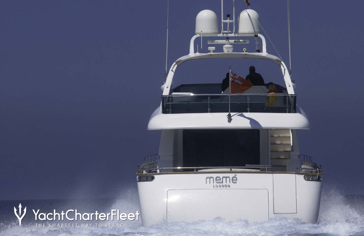 MEME Yacht Photos - 24m Luxury Motor Yacht for Charter