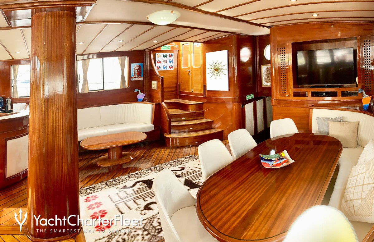 ELIANORA Yacht Photos - 39m Luxury Motor/Sailer Yacht for Charter