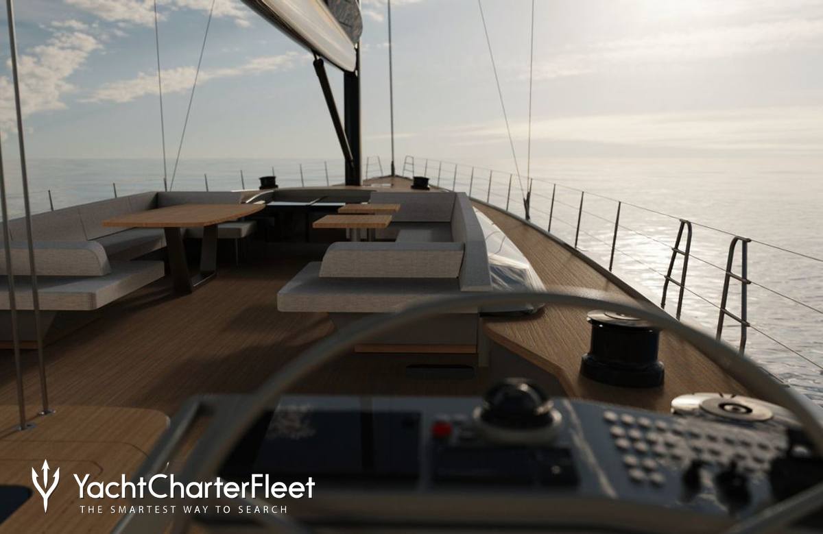 FANCY Yacht Photos - 33m Luxury Sail Yacht for Charter