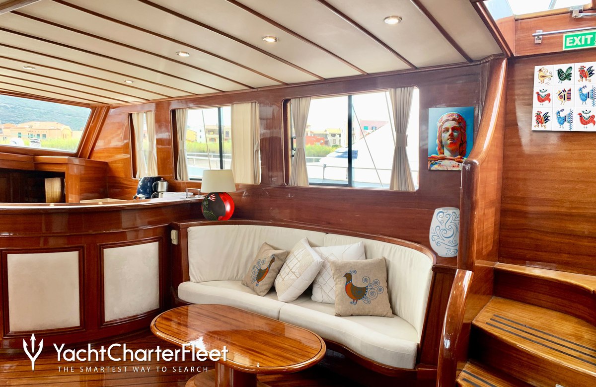 ELIANORA Yacht Photos - 39m Luxury Motor/Sailer Yacht for Charter