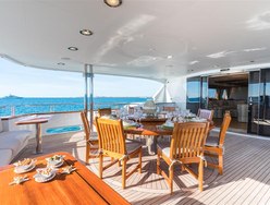 MISS STEPHANIE Yacht Photos (ex. TCB) - 42m Luxury Motor Yacht for Charter