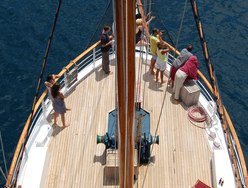SAGITTA Yacht Photos - 37m Luxury Motor/Sailer Yacht for Charter