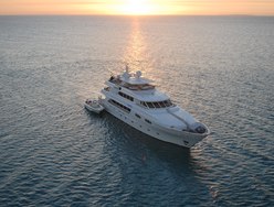 MISS STEPHANIE Yacht Photos (ex. TCB) - 42m Luxury Motor Yacht for Charter