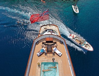 TALITHA Yacht Photos - Krupp Germaniawerft