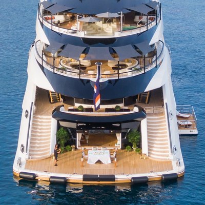 AHPO Yacht Charter Price (ex. Lady Jorgia) - Lurssen Yachts Luxury ...