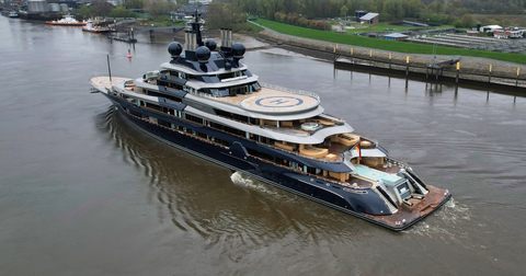 145m Lürssen superyacht LUMINANCE spotted on sea trials | YachtCharterFleet