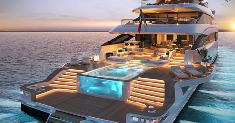 Launch of first Benetti B.Now 50M Oasis Deck superyacht | YachtCharterFleet