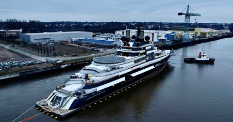 Launch of new 145m Lürssen superyacht LUMINANCE | YachtCharterFleet
