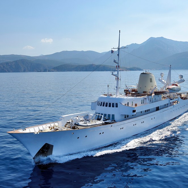 CHRISTINA O Yacht Photos - 99m Luxury Motor Yacht for Charter