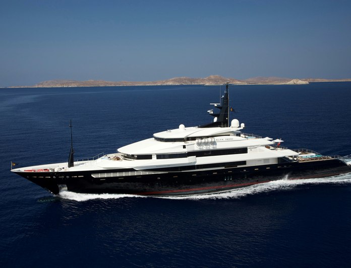 ALFA NERO Yacht Photos - 81m Luxury Motor Yacht for Charter